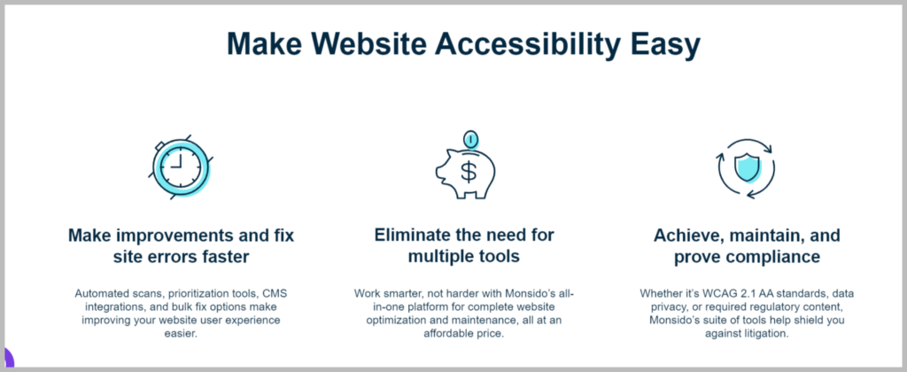 Monsido Review: Accessibility Features, Pros & Cons