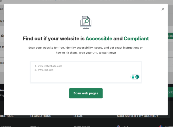 How to Use the Bulk Scan Feature on AccessibilityChecker