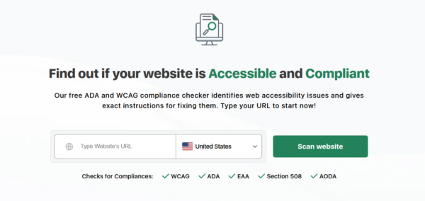 Running Your First Scan - AccessibilityChecker